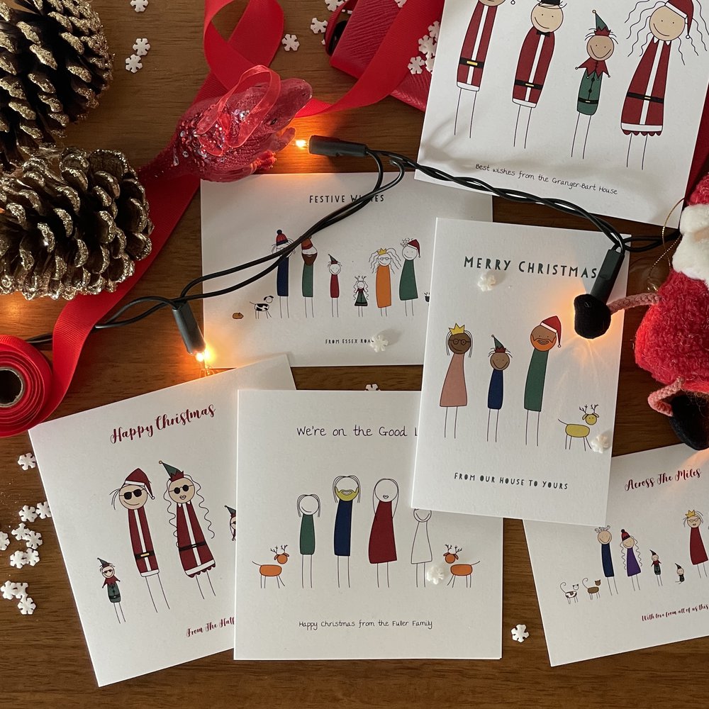 Family Portrait Greetings Cards - Posterhaste