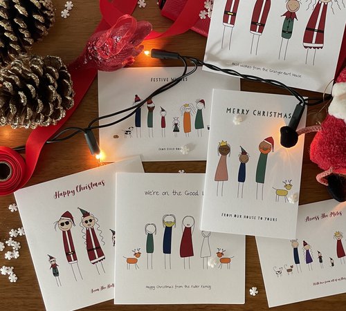 Family Portrait Greetings Cards - Posterhaste