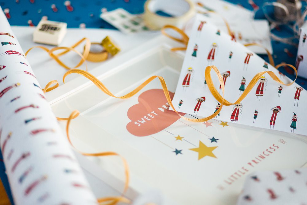 Personalised Family Portrait Wrapping Paper - Posterhaste