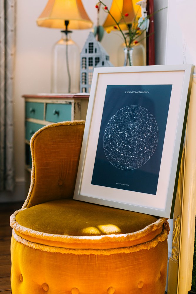 Personalized Star Map Print or Poster of the Night Sky - Posterhaste