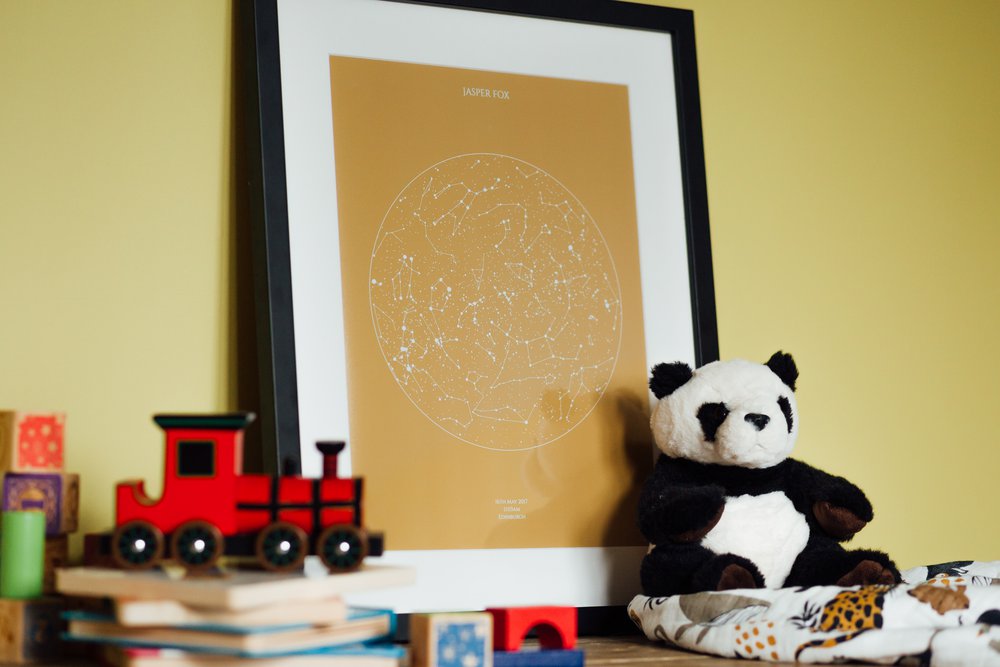 Personalised Star Map Print or Poster of the Night Sky - Posterhaste